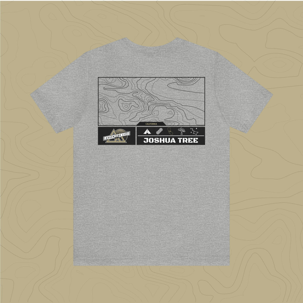 Joshua Tree National Park - Adventure Life Trail Topographic Garment D